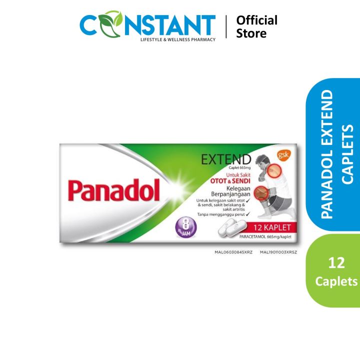 Panadol Extend Caplets (12's) 665mg Paracetamol | Lazada