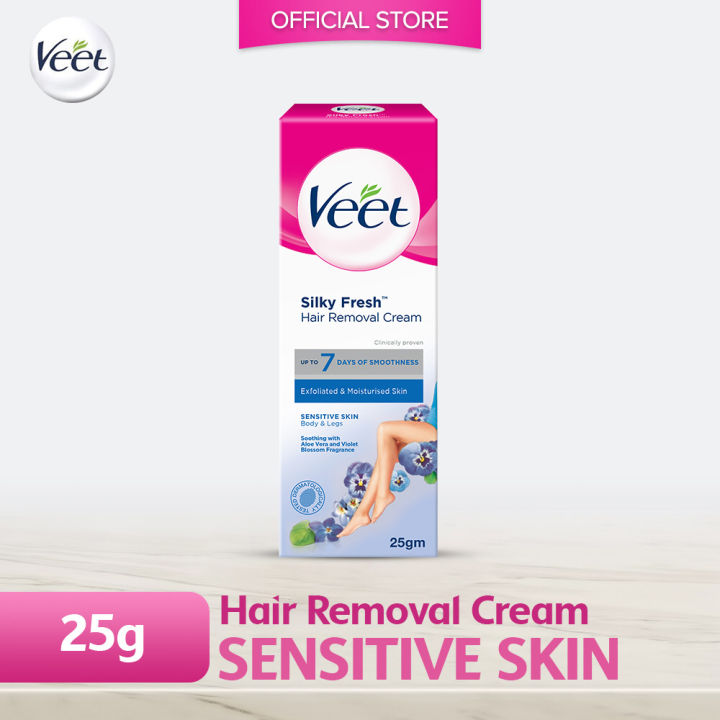 Veet Hair Removal Cream Sensitive Skin 25G | Lazada