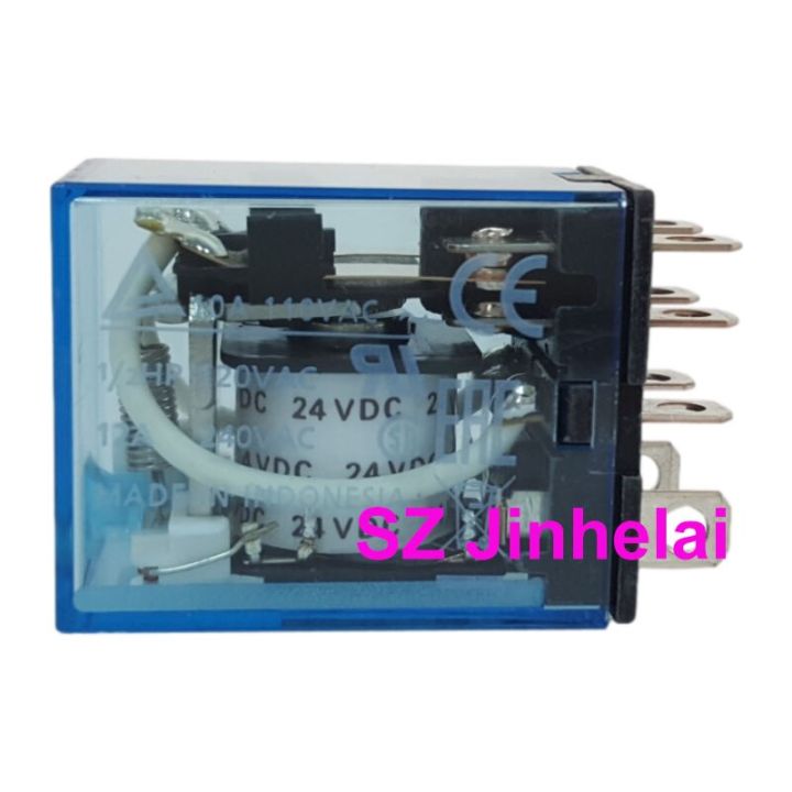 10Pcs Authentic Original Omron LY2N-J(LY2NJ) 24VDC 220VAC 12VDC 8Pins Relays DC24V AC220V DC12V ...