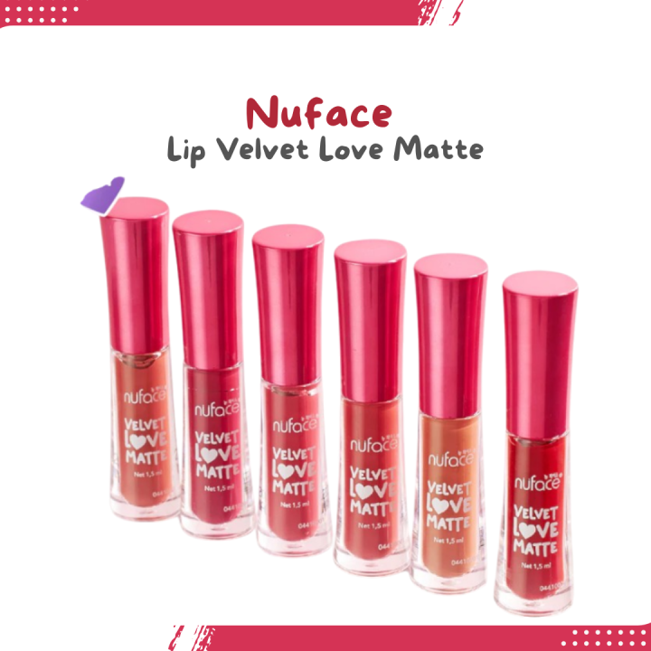Nuface Velvet Love Matte 1,5ml/Lip matte | Lazada Indonesia