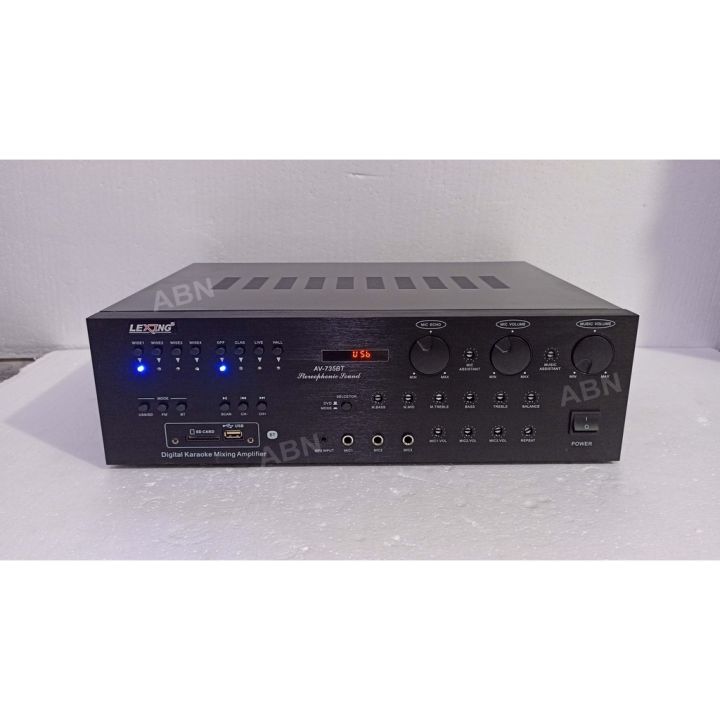 Amplifier AV-735BT Digital Karaoke Mixing Amplifier Lexing | Lazada PH