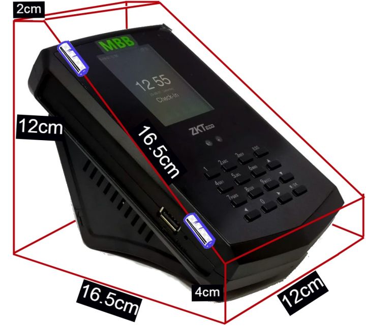 ZKTeco MBB Face Mesin Absensi Wajah Inovatif dan Kartu RFID | Lazada Indonesia