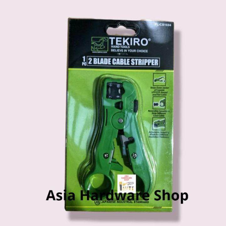 Tang Kupas Kabel Listrik TEKIRO 2 Blade Cable Stripper Cutter Kabel ...