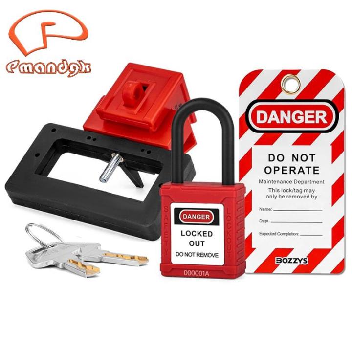 [frthrthrt]Medium Clip-on Circuit Breaker Lockout Device with Lotopad ...