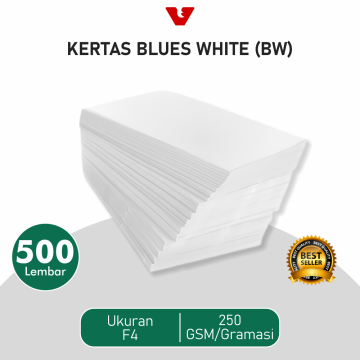 Kertas Blues White BW 250 Gsm/Gram Ukuran F4 - 500 Lembar *Best Seller ...