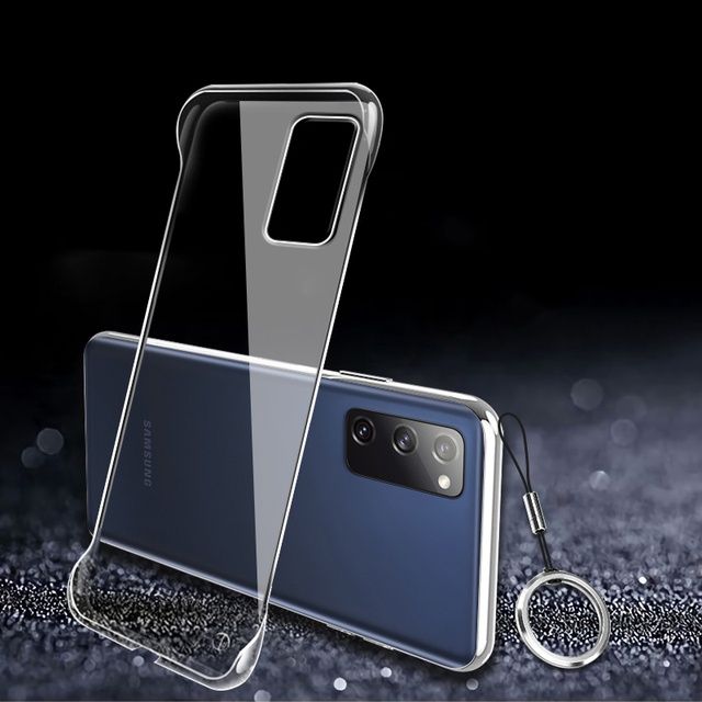 Ultra Thin Frameless Clear PC Hard Phone Case For Samsung Galaxy S25 S24 S23 Ultra S22 S21 S20 ...