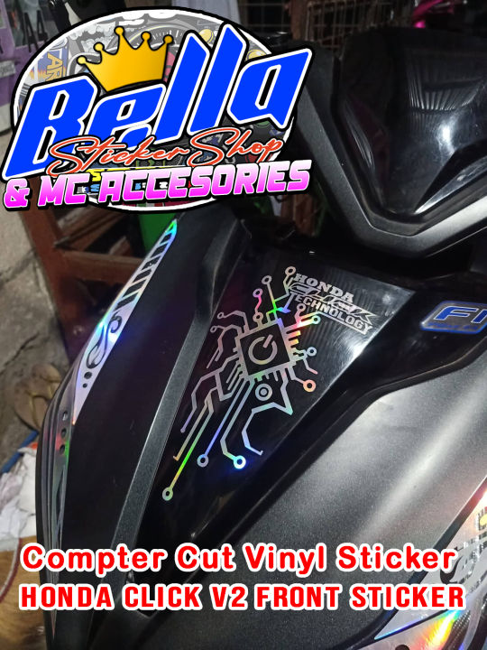 Honda Click Front Sticker "Honda Click Technology, 100% quality Made ...