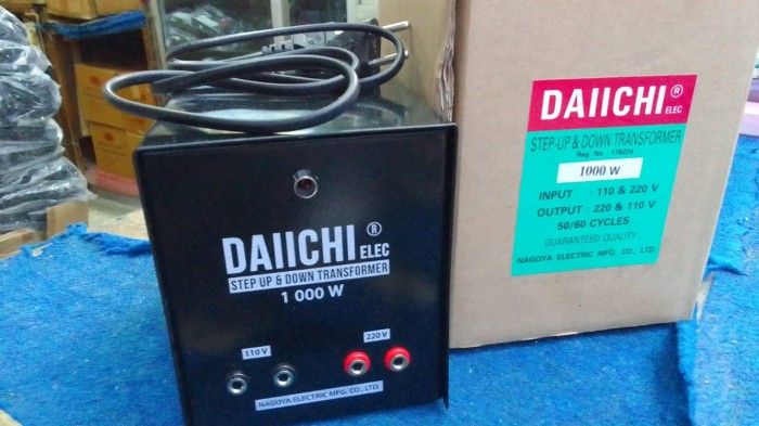STEP UP STEP DOWN AC 110V-220V 1000 WATT DAIICHI -DIASHOP18 | Lazada ...