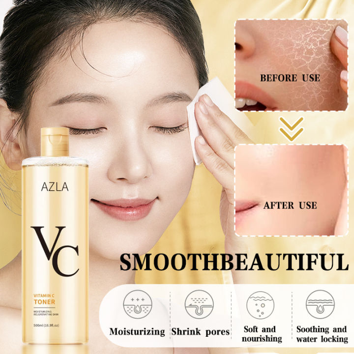 AZLA 500ml Vitamin C Toner Intensive Whitening Toner Essence Remove ...