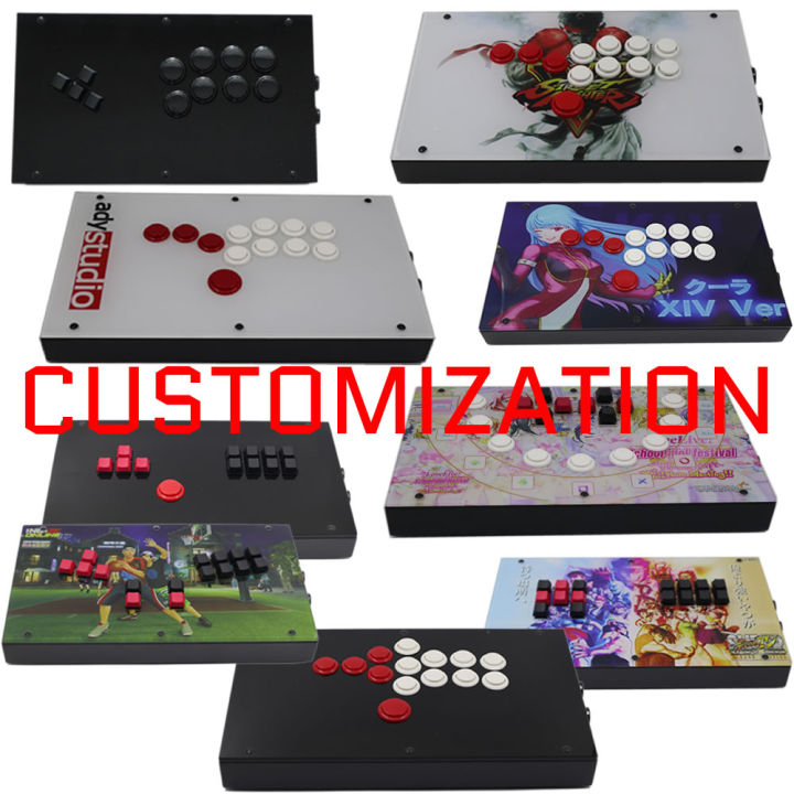 Arcade Workshop Fighting Rocker Full Button Hitbox Keyboard Mixbox Arcade Mobile Phone Computer