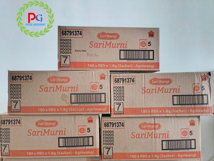 teh celup sari murni, 1 karton isi 180 sachet | Lazada Indonesia