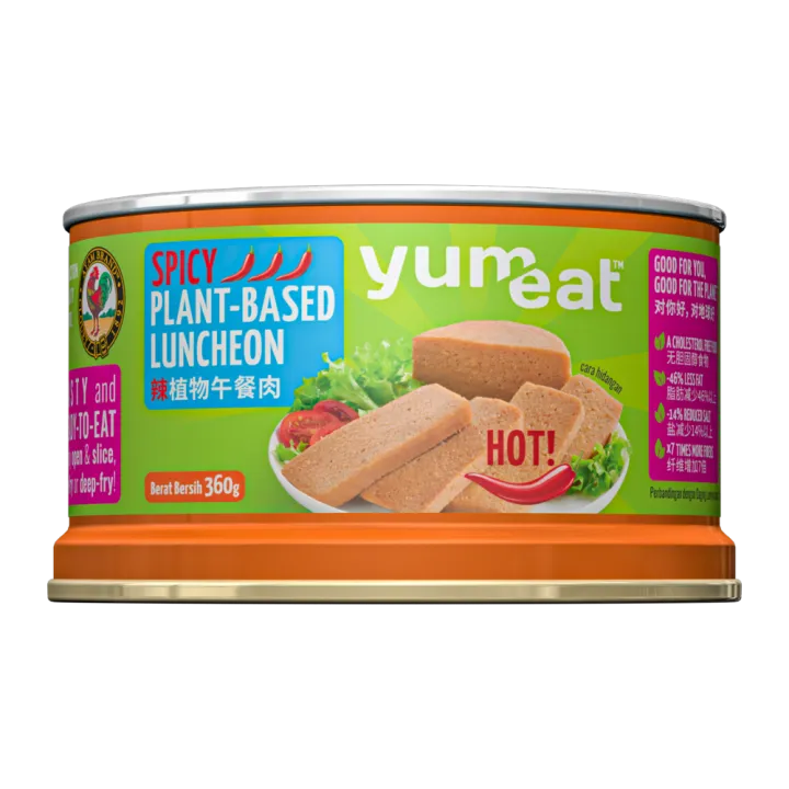 Ayam Brand Yum Eat Plant-Based Luncheon Spicy 360g | Lazada