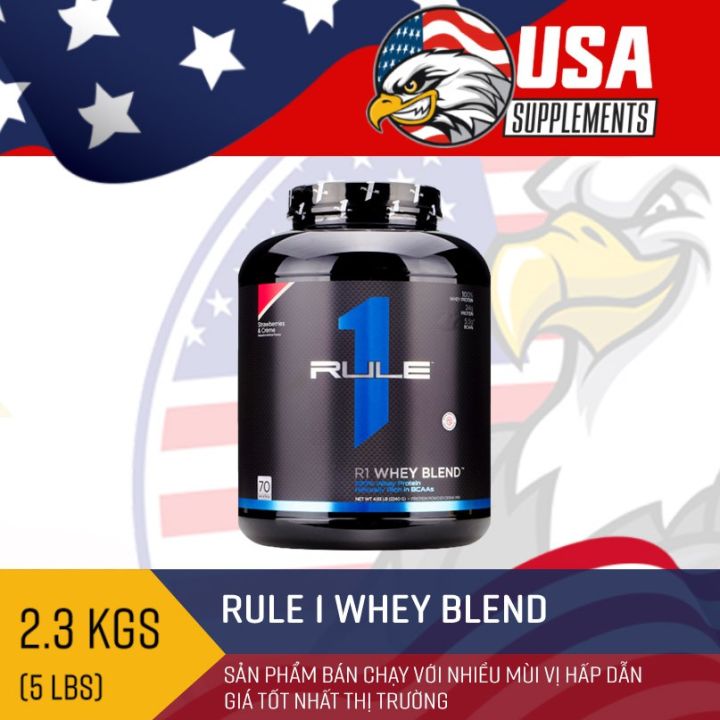 Rule1 Blend Whey Protein - Whey Rule1 bổ sung protein phát triển cơ bắp ...
