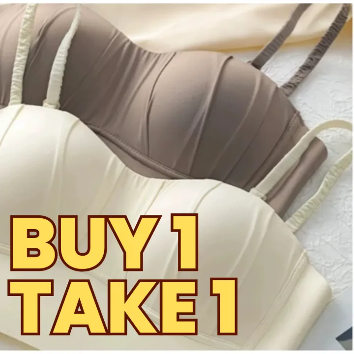 Buy 1 Take 1 Push up Bra Two Way Soft Seamless Bra | Lazada PH