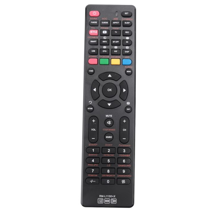 Rm-L1130 +X TV Remote Control Universal for AKIRA ELENBREG PRIMA ...