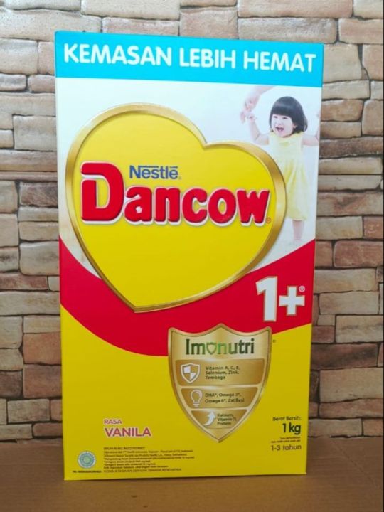Nestle Dancow 1+ Susu Pertumbuhan Rasa Vanila 1-3 Tahun Box 1kg-1kilo ...