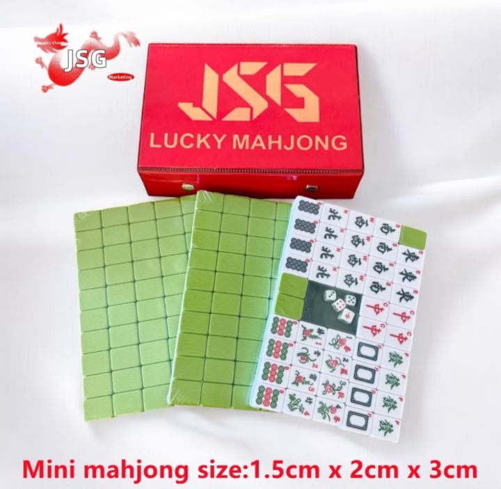 Mahjong set with number (Blue) standard size | Lazada PH