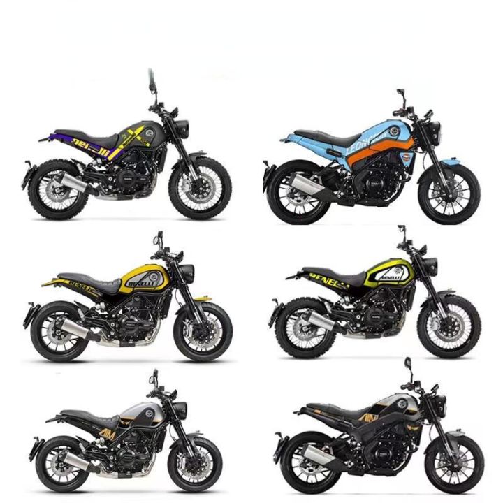 Motorcycle For Benelli Leoncino 250 500 Protector Stickers Side Fuel ...