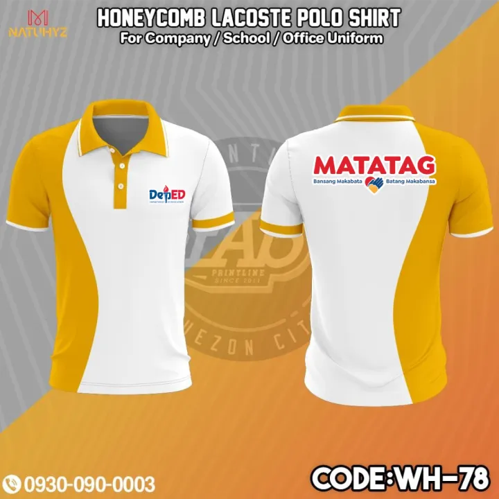 DEPED MATATAG POLO UNIFORM FULL SUBLIMATION POLO-Shirt FOR Men AND ...