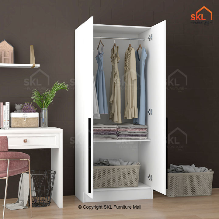 DIY REQUIRED & EASY INSTAII / SKL_ Modern 3 Door Wardrobe / White ...