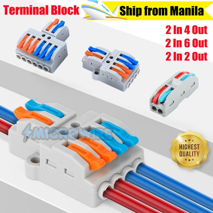 Lever Wire Connectors Nuts Kit Electrical Compact Splicing Quick ...