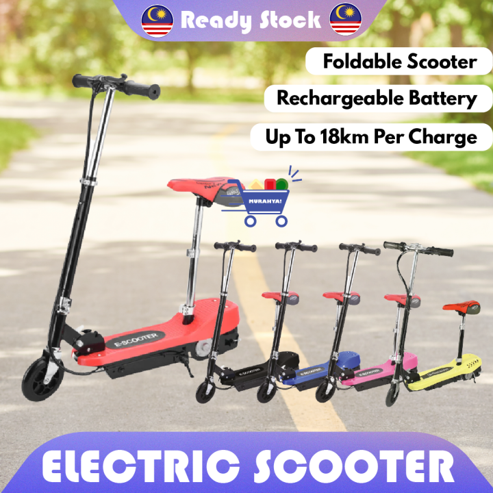 Electric scooter adult 24V Skuter Elektrik dewasa E-bike E scooter mini ...