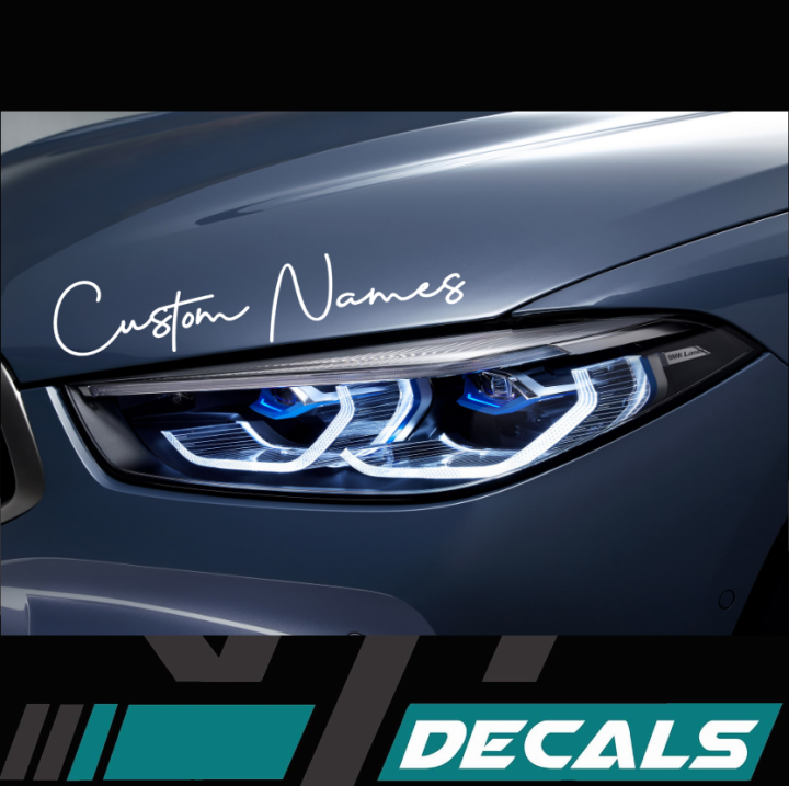 Custom Name for Car Hood and Windshield | Lazada PH