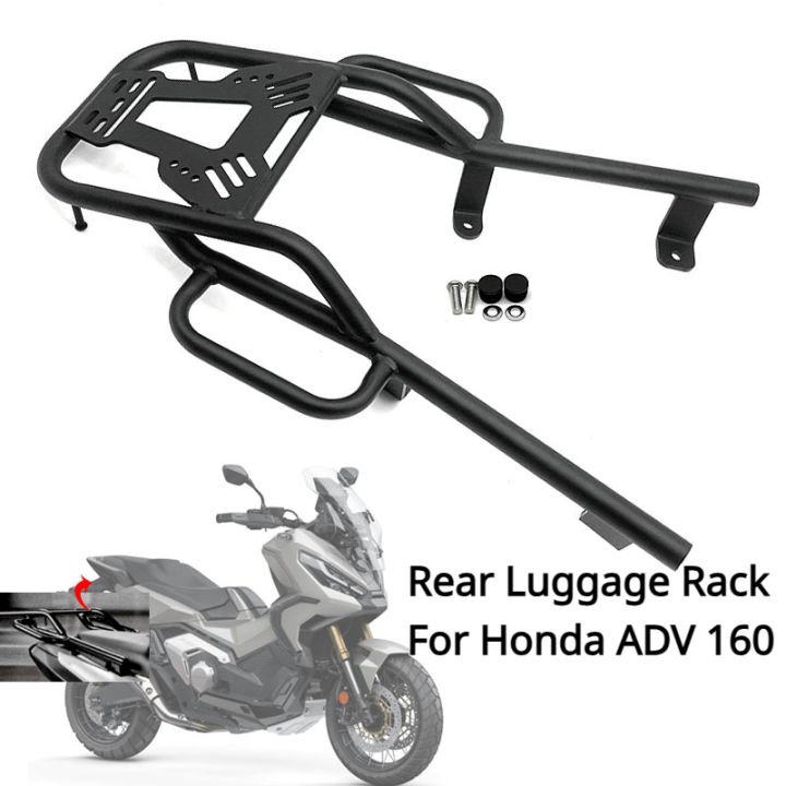 AMARK Top Box Bracket Rear Luggage Rack Carrier With Grab Rail Fits For Honda ADV 160 ADV160 ...