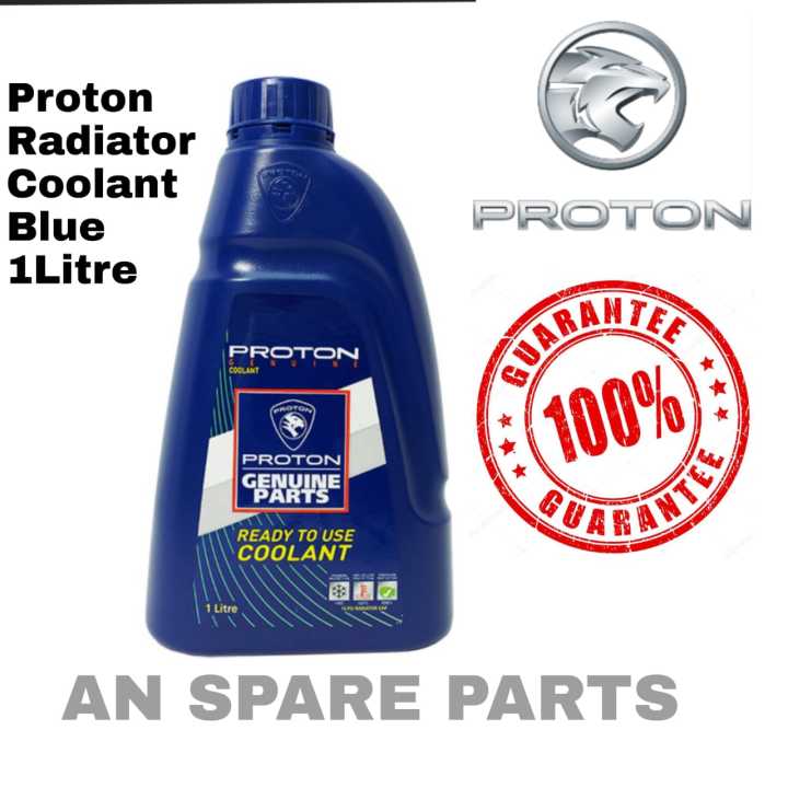 [100% ORIGINAL] PROTON GENUINE COOLANT (BLUE) 1 LITER | Lazada