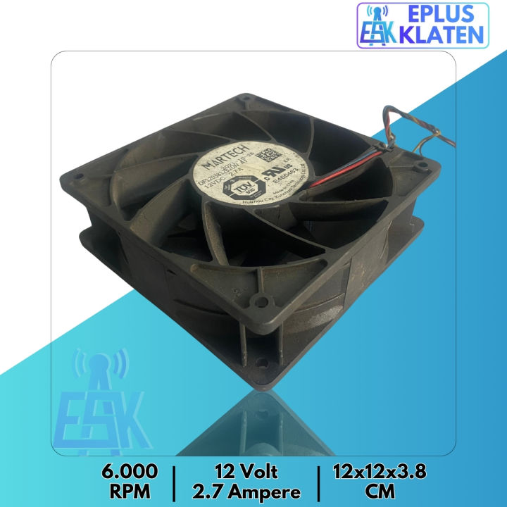 Kipas DC 12CM 12V 2.7A Fan Server Original Cooler Antminer S19 Cooling ...