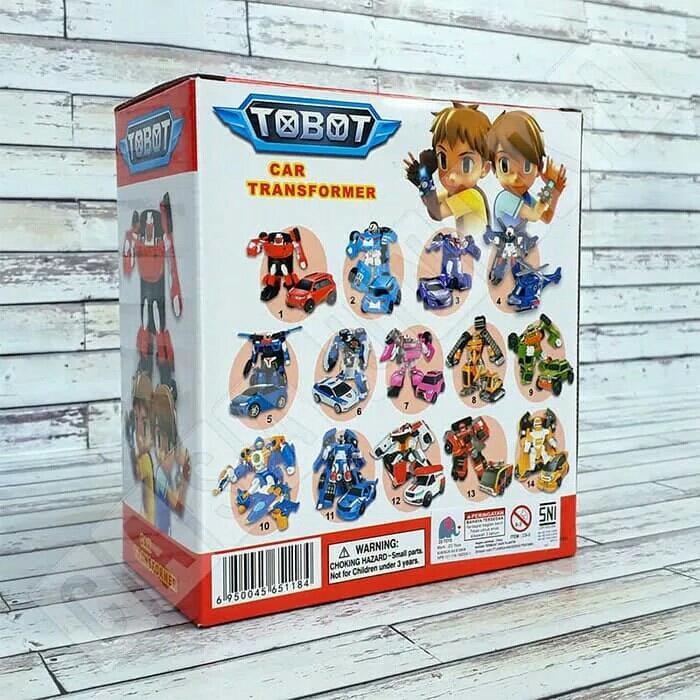 Jual Tobot mini Z Merah-transformer Robot mobil anak | Lazada Indonesia