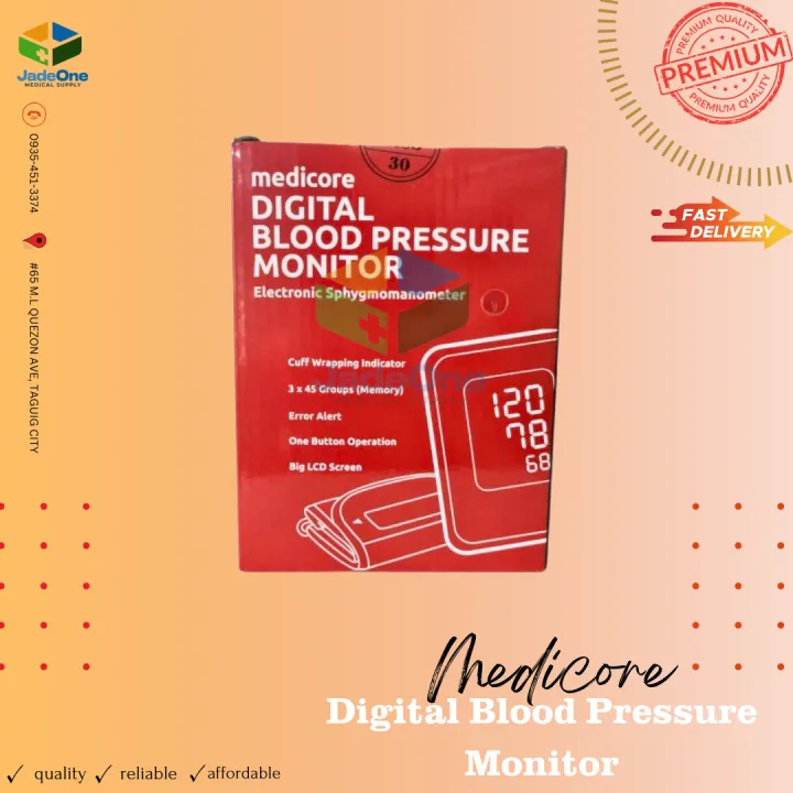 MEDICORE Digital Blood Pressure Monitor | Lazada PH