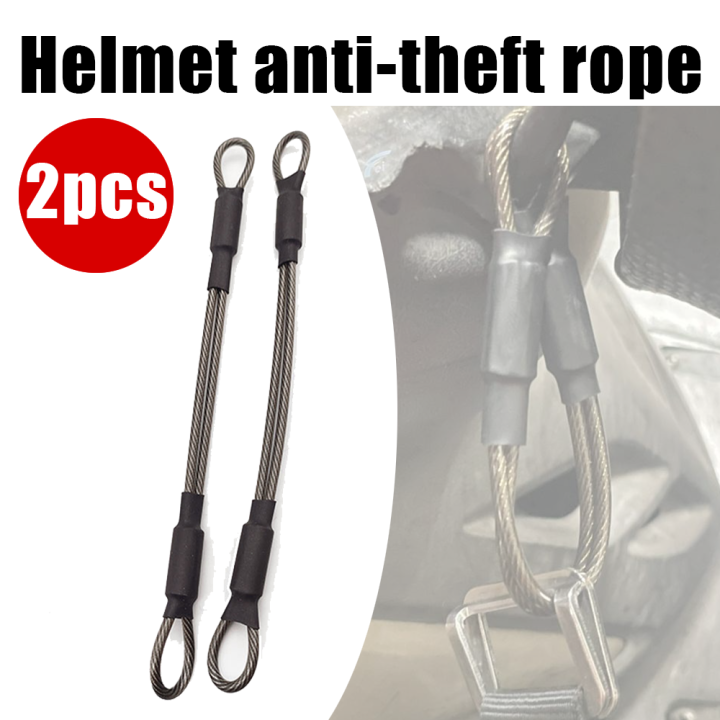 2PCS Anti Theft Steel Wire Rope Line Anti-Theft Rope Bicycle Security ...