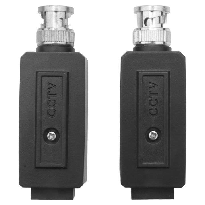 CCTV Camera Coax BNC RJ45 UTP Cat5 Active Video Balun Transceiver Pair ...