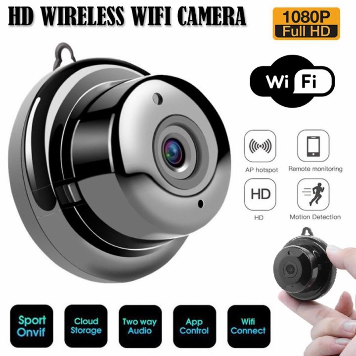 Ip Mini Camera Cctv V380 Pro Smart Wifi Kamera 1080p Lazada Indonesia