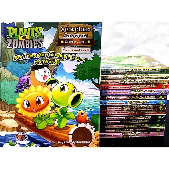 PLANTS VS ZOMBIES - QUESTIONS & ANSWERS ( SCIENCE COMIC ) | Lazada