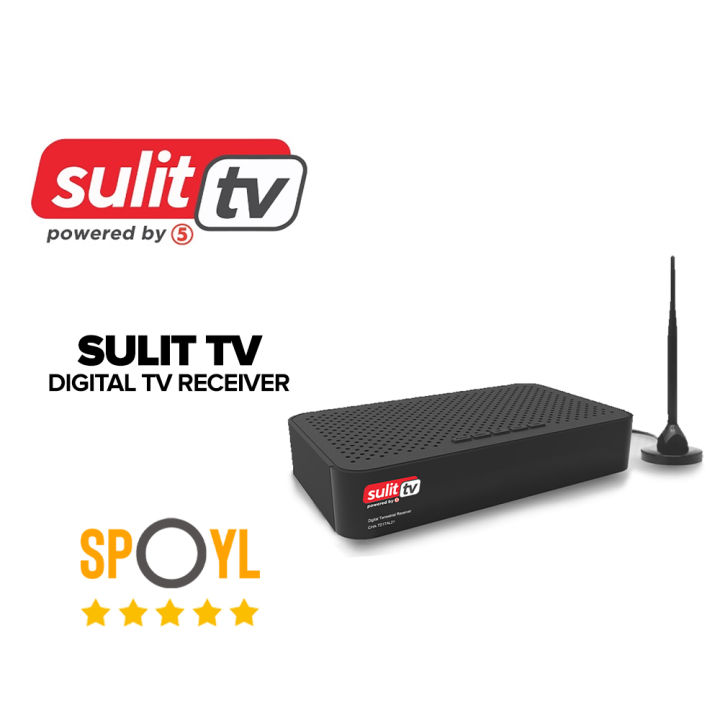 Sulit TV Digibox Powered by TV5 , Digital TV Receiver Box With Remote ...