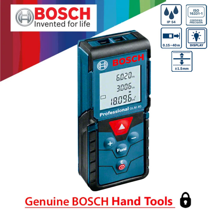 Bosch GLM 40-12 Professional (40-meters) Digital Measurement Laser ...