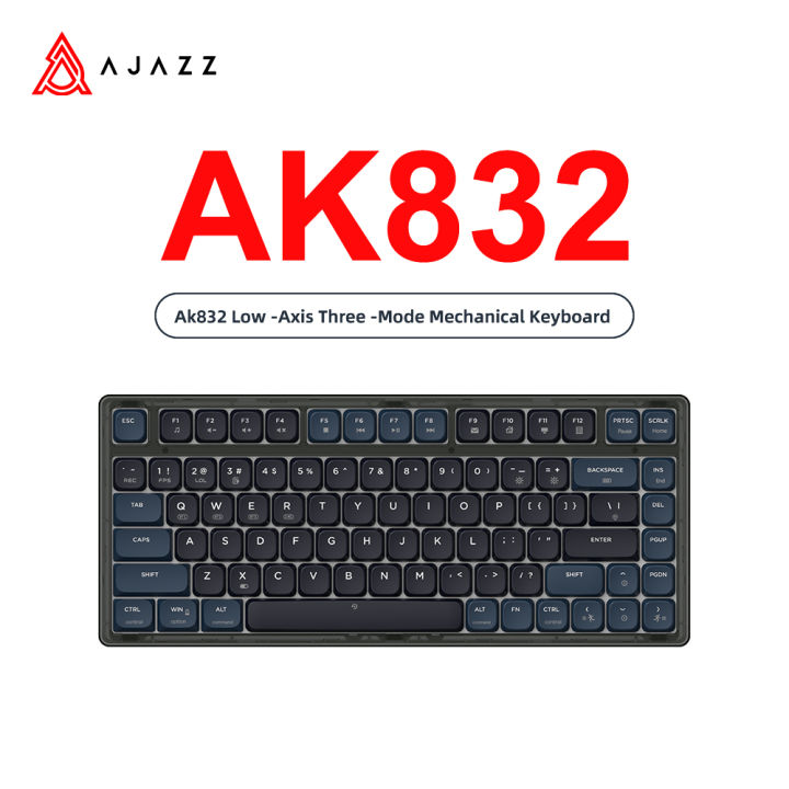 Ajazz Wired Mechanical Keyboard Ak832 Pro Colorful Bluetooth Office For ...