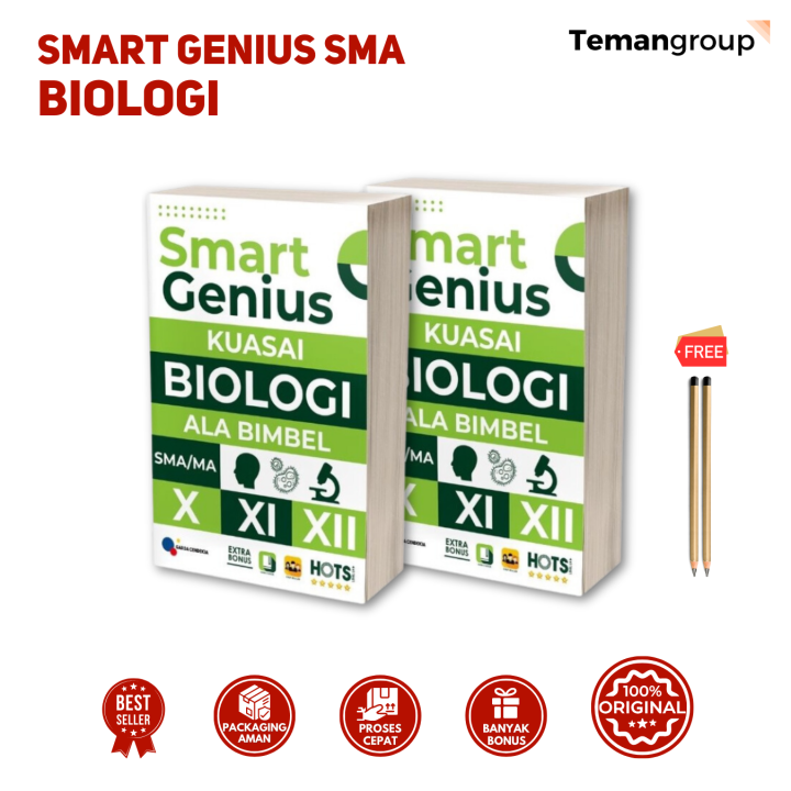 BUKU BIOLOGI SMA / SMART GENIUS KUASAI BIOLOGI ALA BIMBEL SMA/MA ...