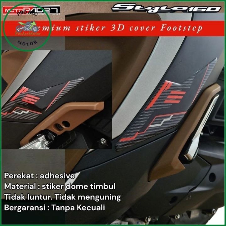Stiker Footstep STYLO 160 Resin Premium | Lazada Indonesia