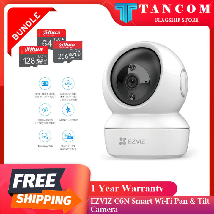 Ezviz C6N 4MP 2K Resolution Smart Wi-Fi Pan & Tilt WiFi Camera | Lazada PH