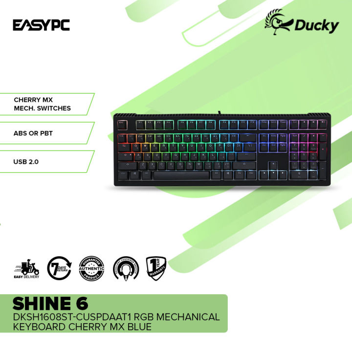 EasyPC | Ducky Shine 6 DKSH1608ST-CUSPDAAT1 RGB Mechanical Keyboard ...