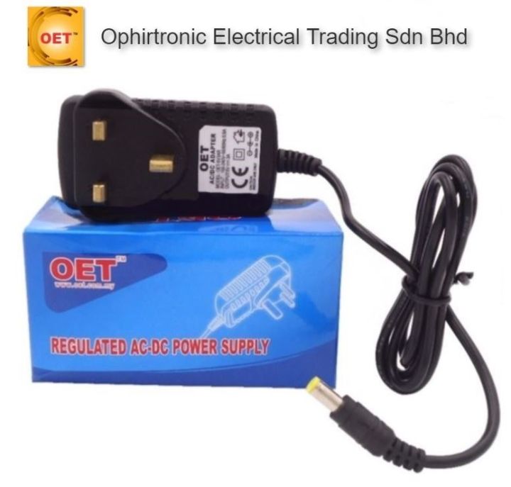 OET Regulated AC-DC Adapter Adaptor, Switching Power Supply, 5V / 6V ...