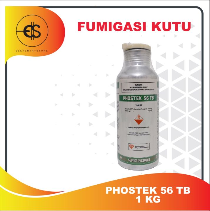 Phostek 56 TB isi 334 Butir Pengendali Hama Gudang Fumigasi | Lazada ...