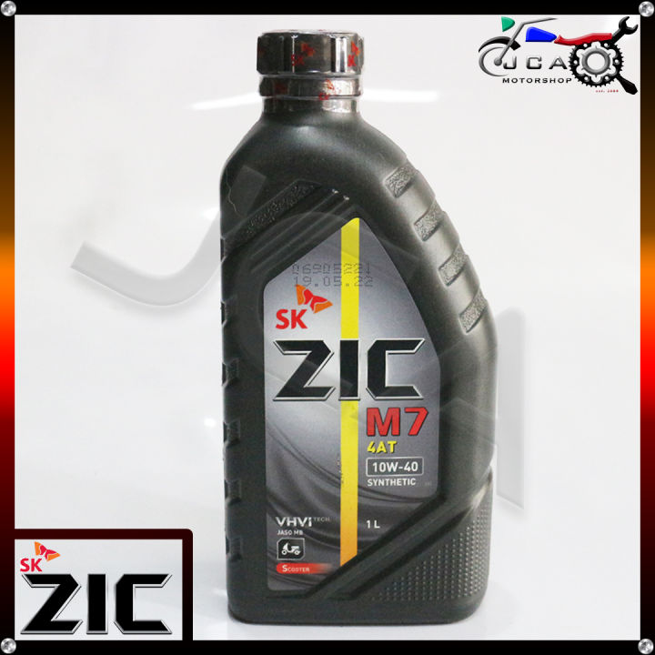 ORIGINAL ZIC ENGINE OIL M7 10W-40 1L SYNTHETIC (SCOOTER) | Lazada PH