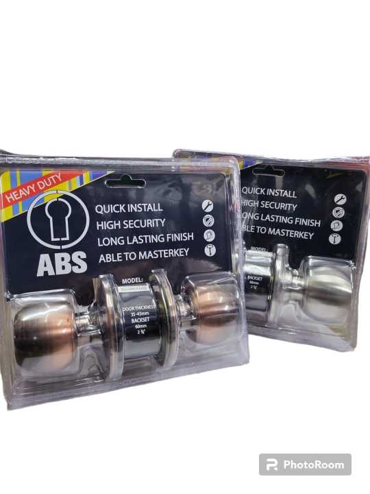 High-Security Door Lockset W 3 Keys- Solid Brass Construction (Master ...