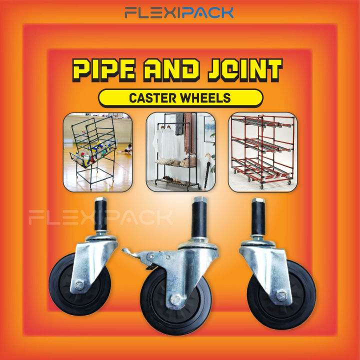 2 Inch Roda Troli Heavy Duty / 2 Inch BSW Swivel Trolley Wheel Caster ...