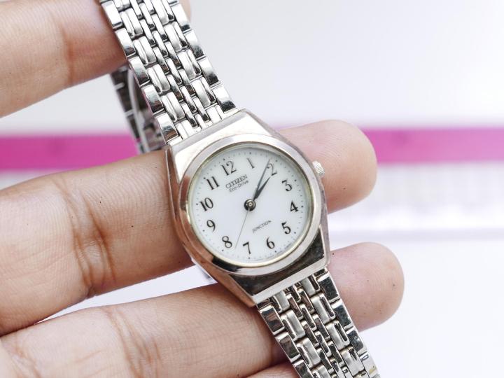 นาฬิกา Vintage มือสองญี่ปุ่น Citizen Junction Eco Drive ระบบ QUARTZ ...