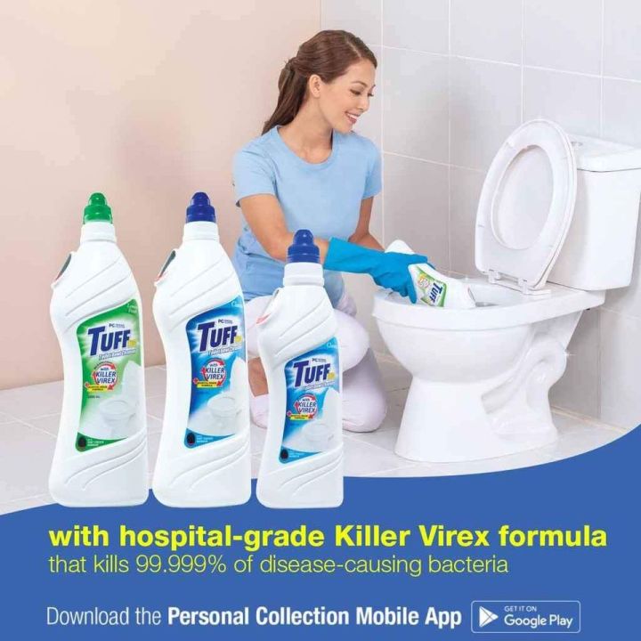 Tuff toilet bowl cleaner 1000ml 6pcs | Lazada PH
